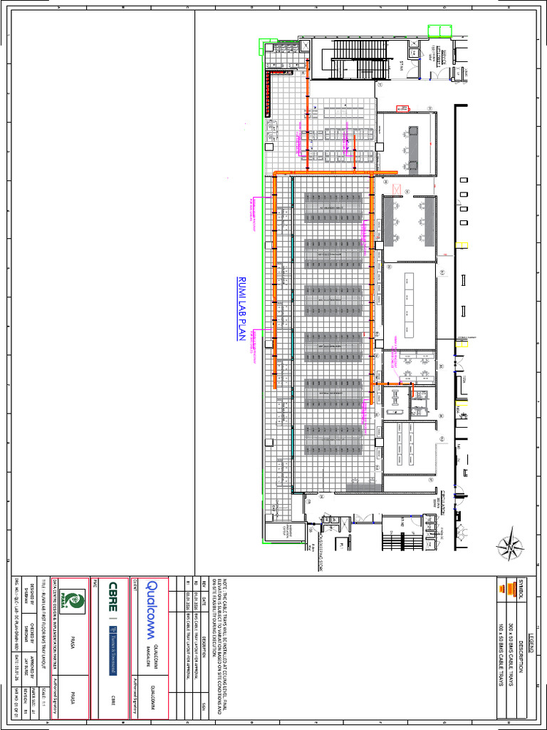 Qualcomm 1st Floor Lab Layout- 03.01.26 Bms Tray Layout | PDF