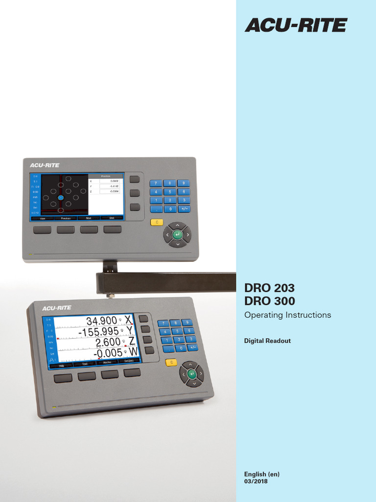 1221048-20_dro_203_300_operating_instructions_en | PDF | Computer ...