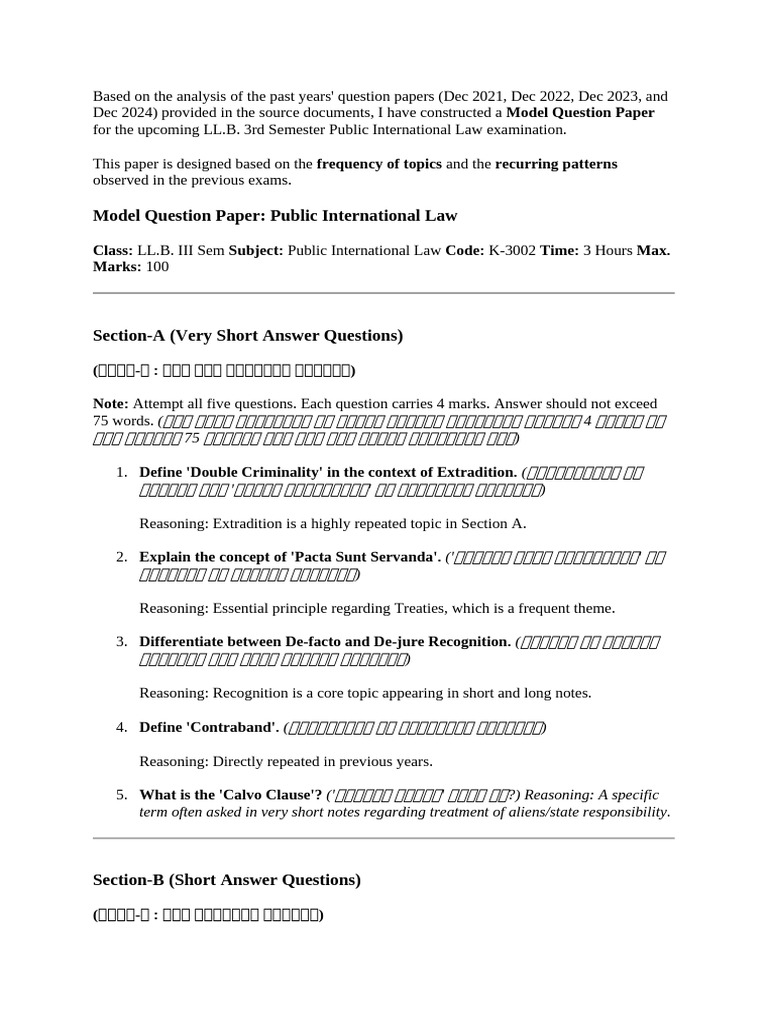Here is a Comprehensive Study Guide and Model Answer Outline for the ...