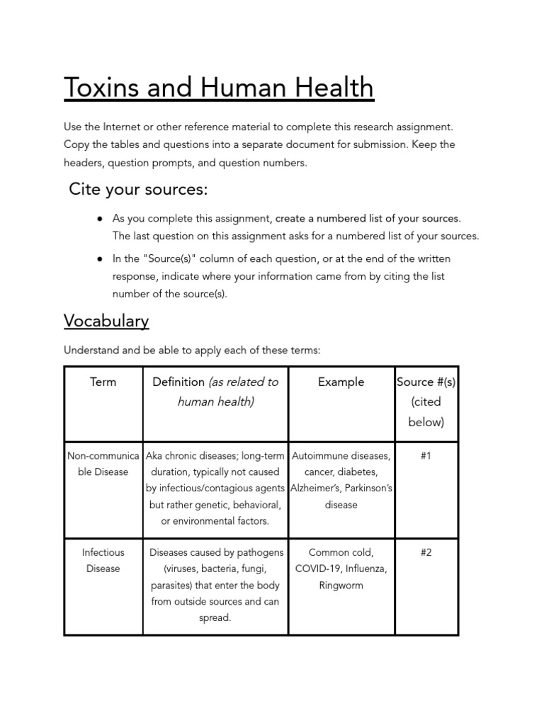 APES UNIT 05 Section 14 Toxins and Human Health | PDF | Hazards | Toxicity