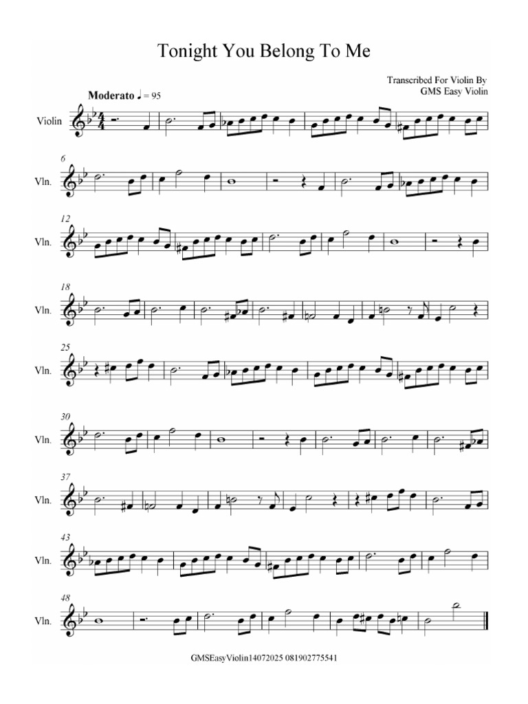 Tonight You Belong to Me | PDF