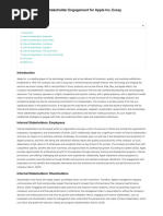 Apple Stakeholder Engagement Overview | PDF | Corporate Social ...