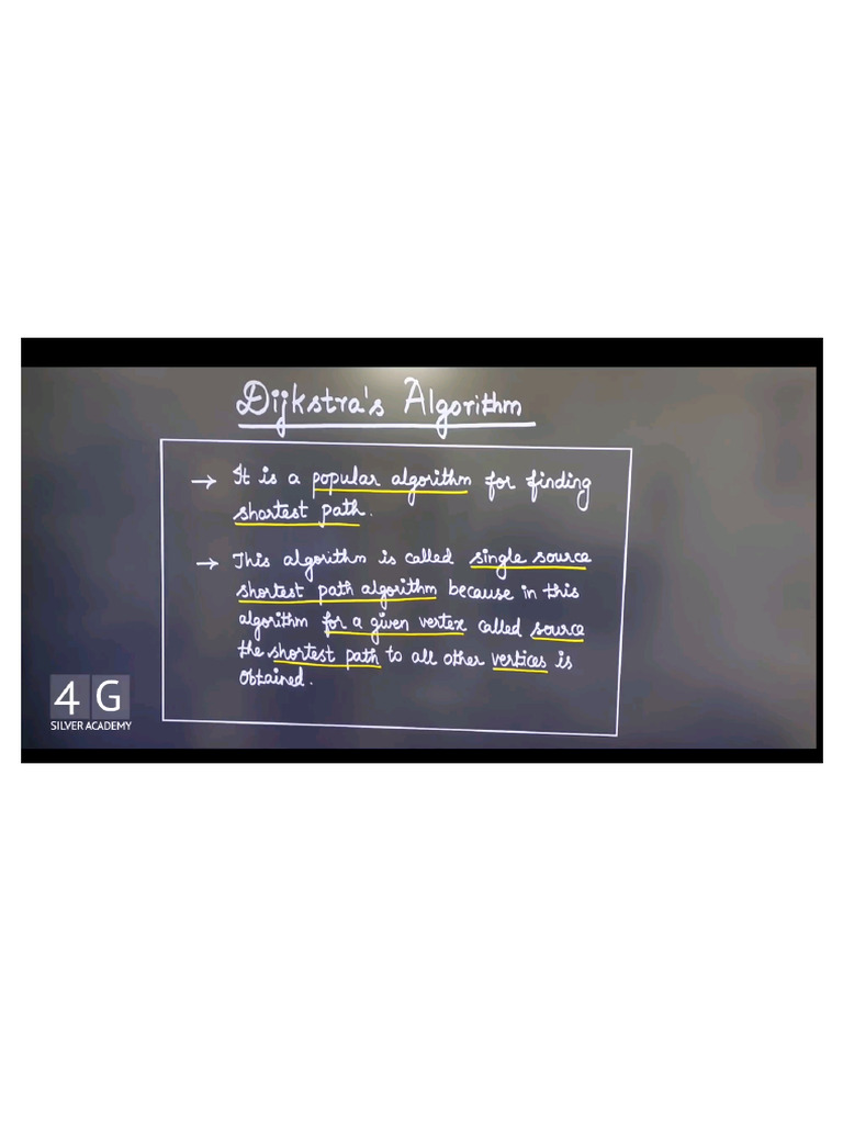 Dijkstra's Algorithm | PDF