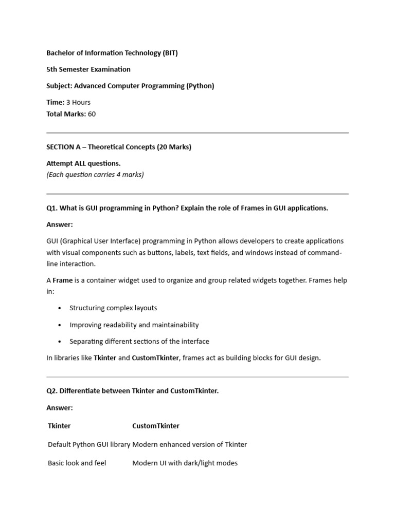 Acp Prep | PDF | Model–View–Controller | Graphical User Interfaces