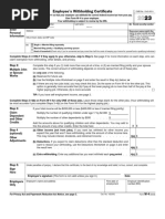W-4T Voluntary Withholding Agreement | PDF | Withholding Tax | Social ...