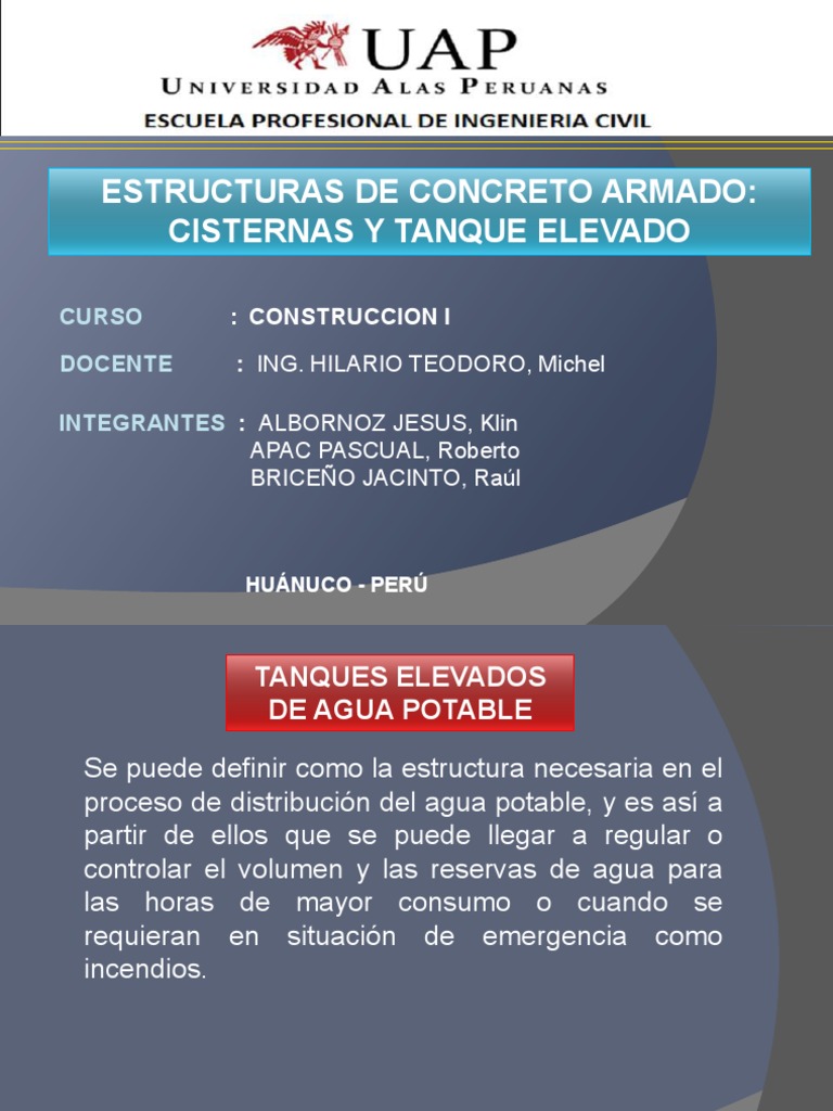 Tanques Elevados | PDF | Tanques | Agua