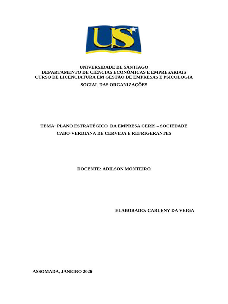 Plano Estratégico Da Empresa CERIS | PDF | Análise SWOT | Despesa