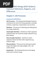 Class 10 Biology Chapter Notes | PDF | Reproduction | Biology