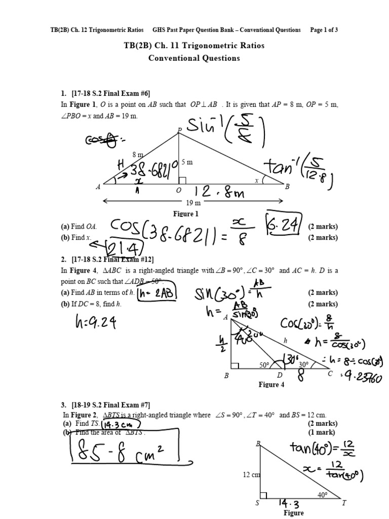 (17-22) 2B-Ch.11-Introduction To Trigonometry - CQ 2 | PDF ...