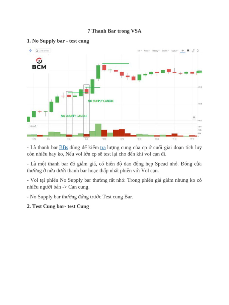 7 Thanh Bar Trong VSA | PDF