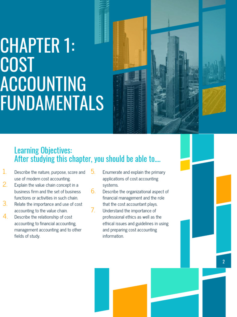 CAC Chapter 1 Cost Accounting Fundamentals | PDF | Cost Accounting ...