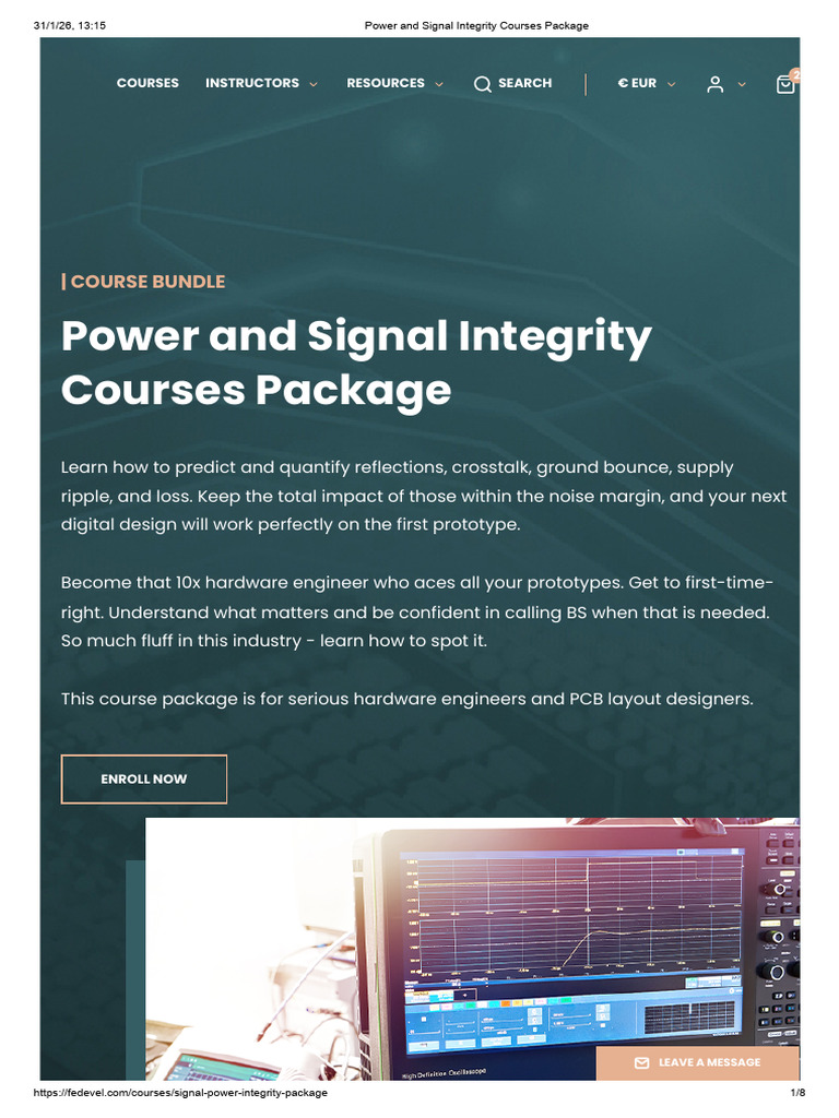 Power and Signal Integrity | PDF | Computer Engineering | Electronics