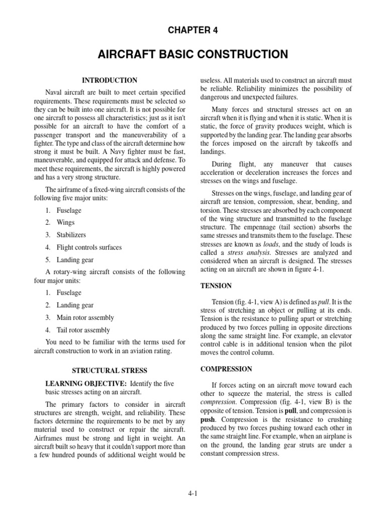 Aircraft Basic Construction | PDF | Flight Control Surfaces | Flap ...