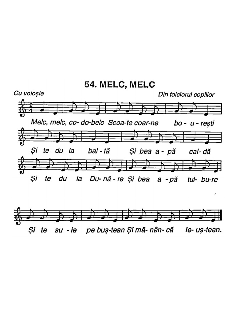 Melc Melc Partitura Alba | PDF