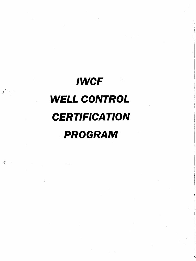 Iwcf Index | PDF