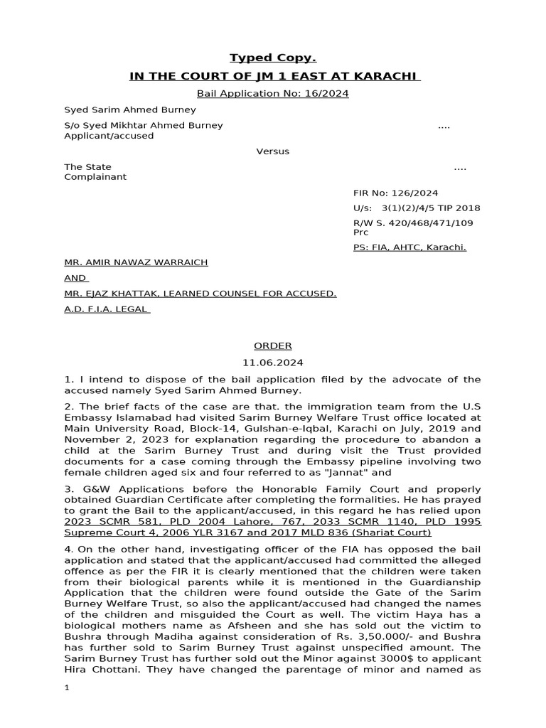 Supreme Court Better Copy Word File | PDF | Bail | Public Law