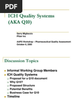 ICH Q10: Enhancing Pharmaceutical Quality | PDF