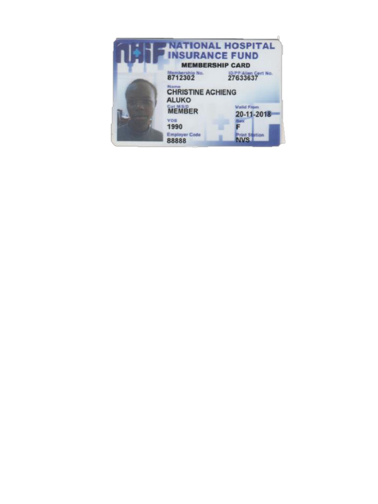 nhif | PDF