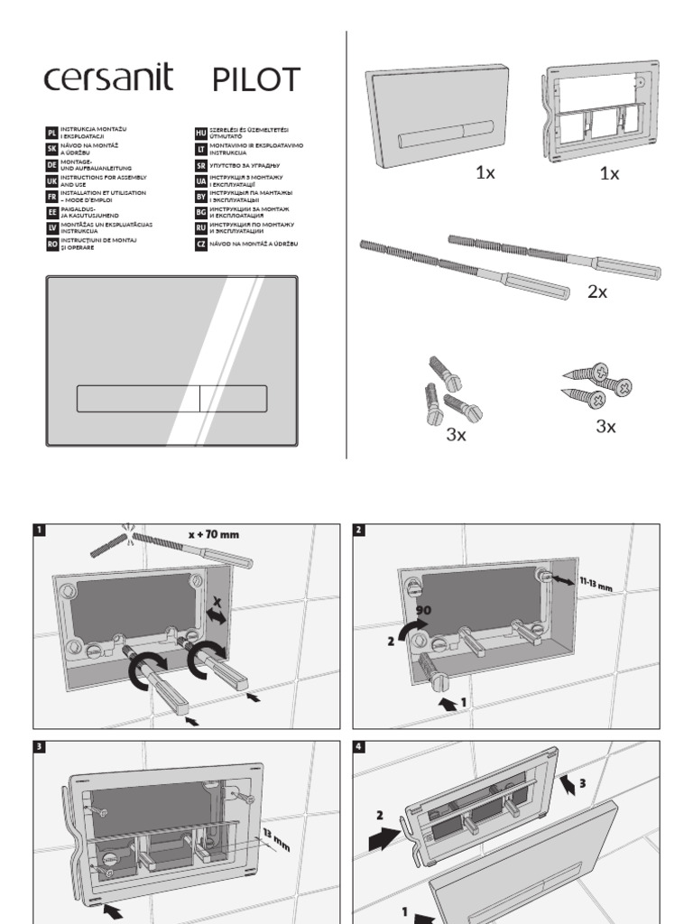 Instructions for Assembly Pilot 1052021 | PDF