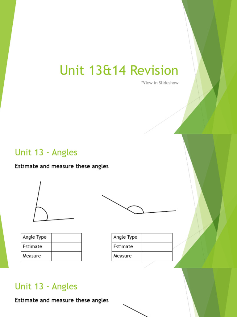 Unit 13&14 Test Revision | PDF | Triangle | Elementary Geometry