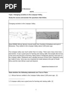 Grade 6 Geography Term 2 Test Paper | PDF | Cocoa Bean | Chocolate