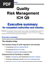 ICH Q9 (R1) Quality Risk Management Guide | PDF | Risk | Risk Management