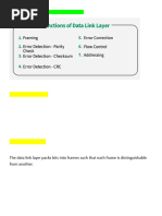 Data Link Layer Fundamentals Explained | PDF | Error Detection And ...