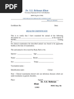 PCPNDT Declaration and Affidavit Form | PDF