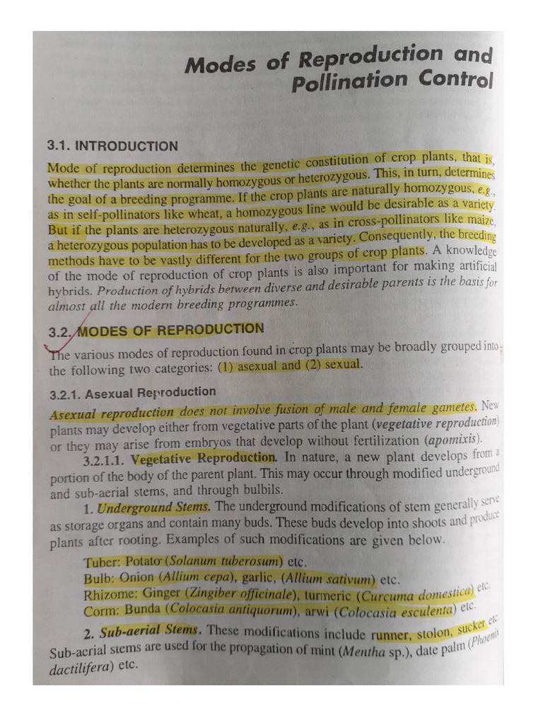 Mode of Reproduction - Highlighted | PDF
