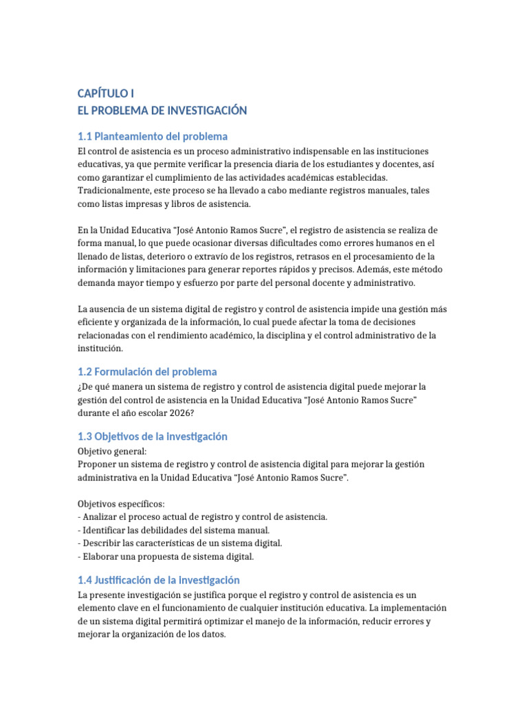 Proyecto Capitulo I y II Jennifer Marquez | PDF | Tecnología de ...
