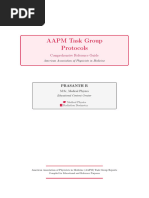 AAPM TG-51 Protocol Overview | PDF | Dosimetry | Medical Physics