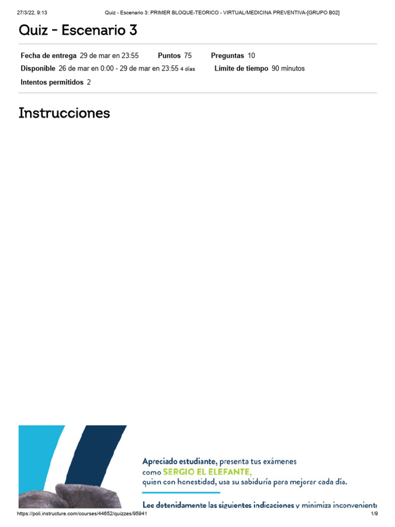 Quiz - Escenario 3_ VIRTUAL_MEDICINA PREVENTIVA-[GRUPO B02] | PDF ...