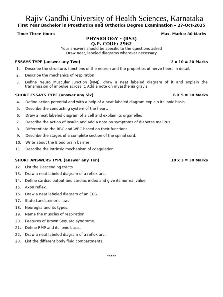 2 - Physiology - TTP (November-2025) - May-2025 (Oct-25) | PDF