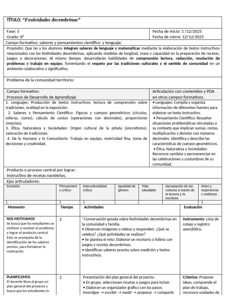 Proyecto Piñata | PDF | Puntuación | Pensamiento