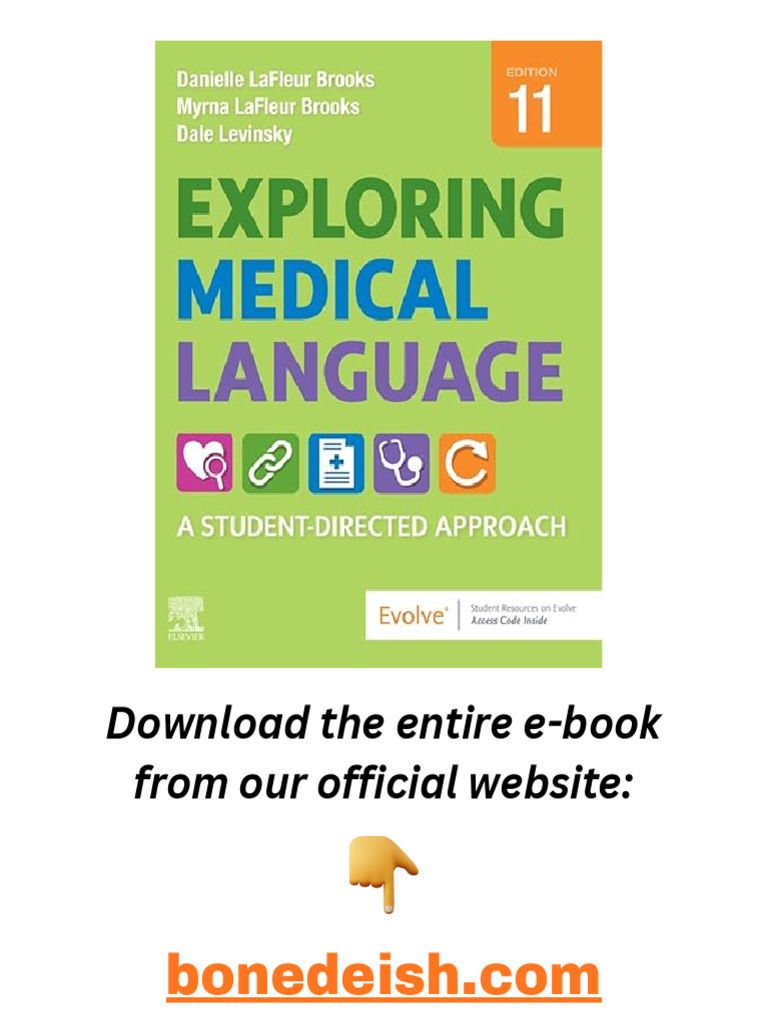 Exploring Medical Language A Student-Directed Approach 11th Edition PDF ...