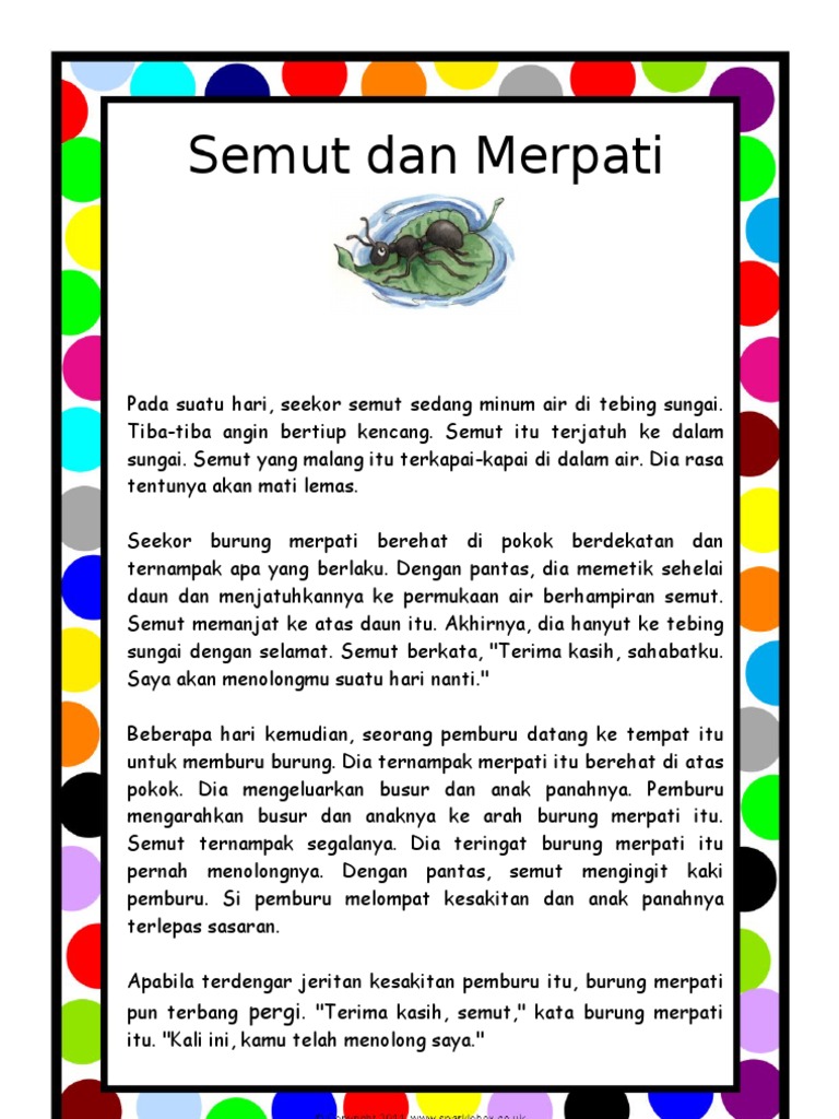 Semut Dan Merpati | PDF