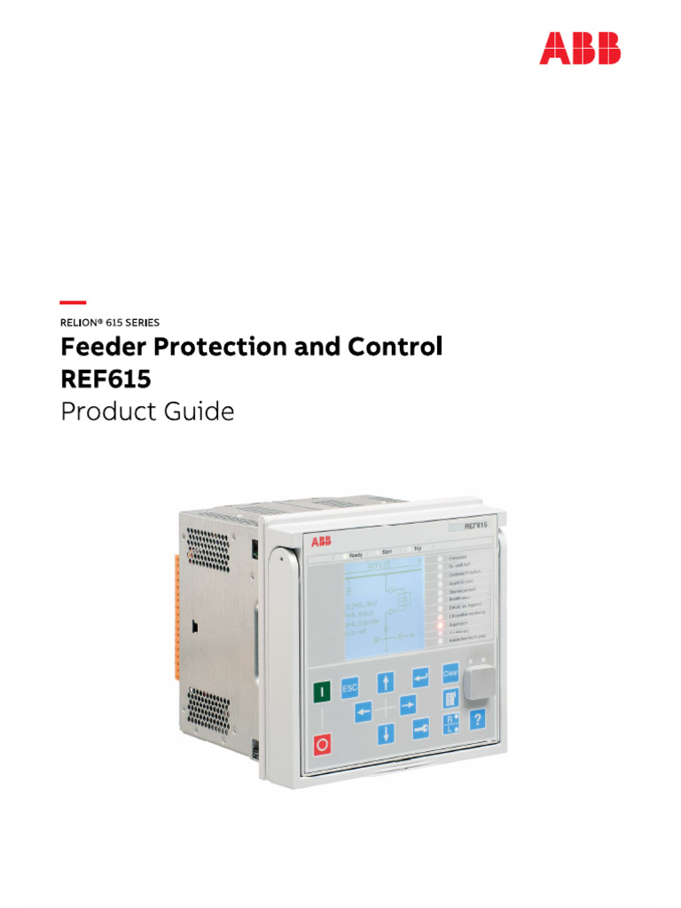 Ref615 Protection Relay | PDF