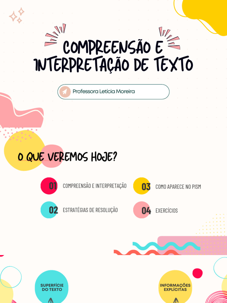 aula 2 - PISM 3 ÚNICA - COMPREENSÃO E INTERPRETAÇÃO | PDF ...