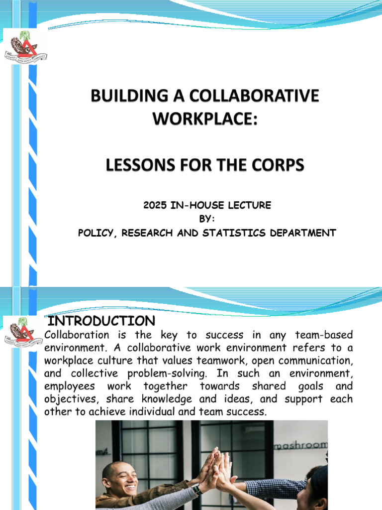 Building A Collaborative Workplace | PDF