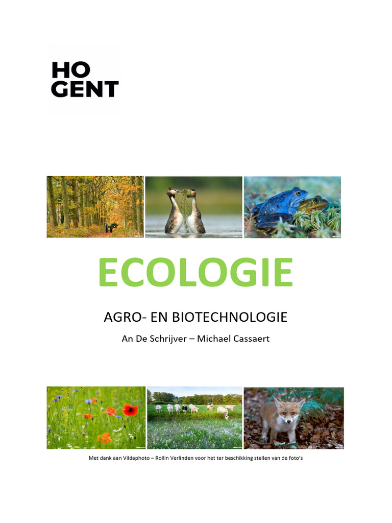 Hoofdstuk 1 Ecologie Als Wetenschap | PDF