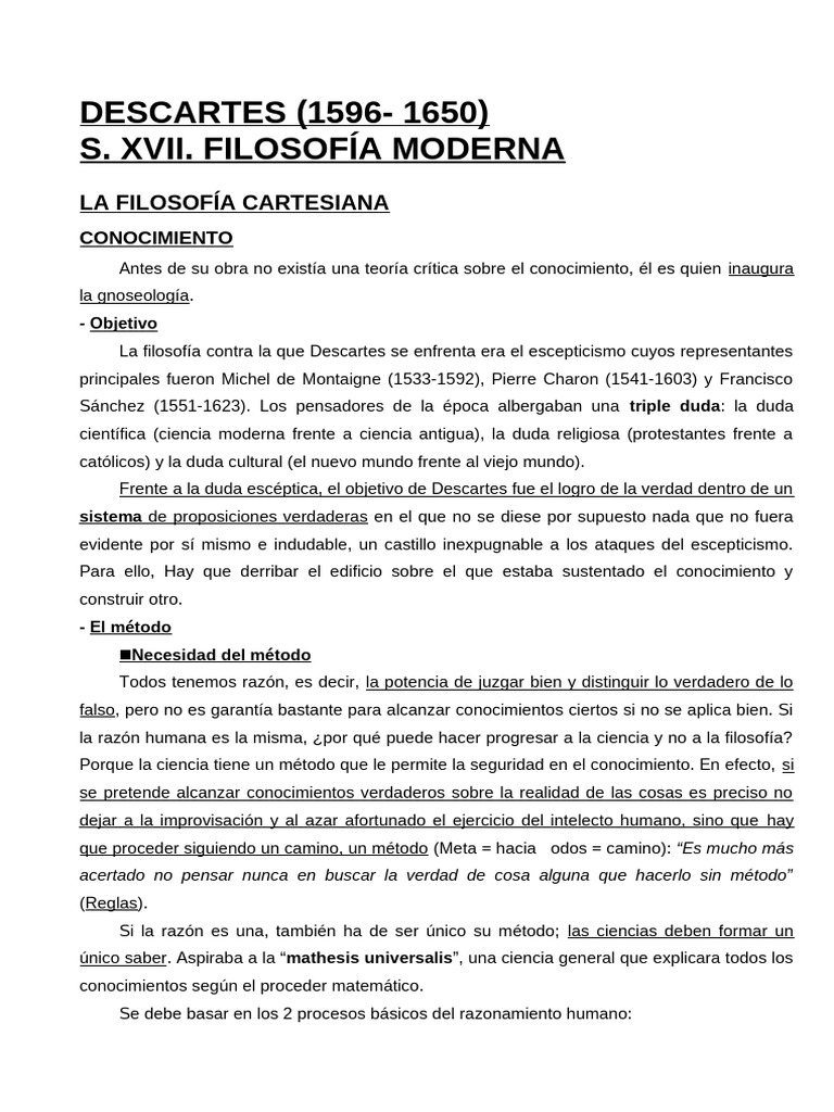11. Descartes | PDF | René Descartes | Verdad