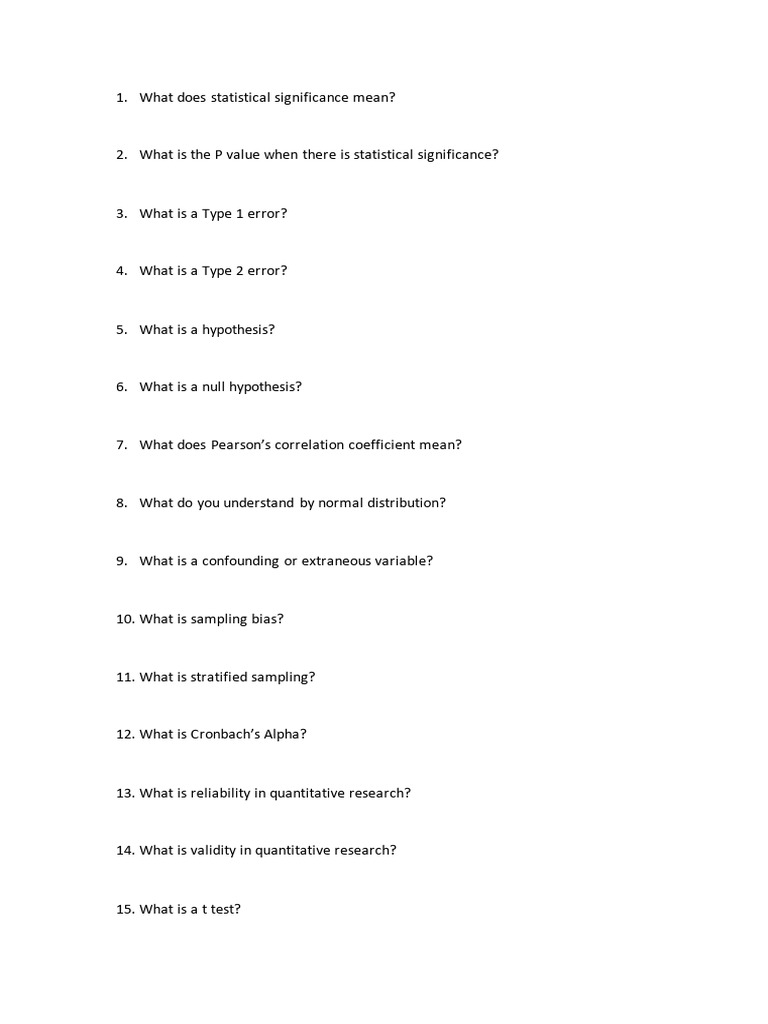 Statistics Worksheet Sample Questions | PDF