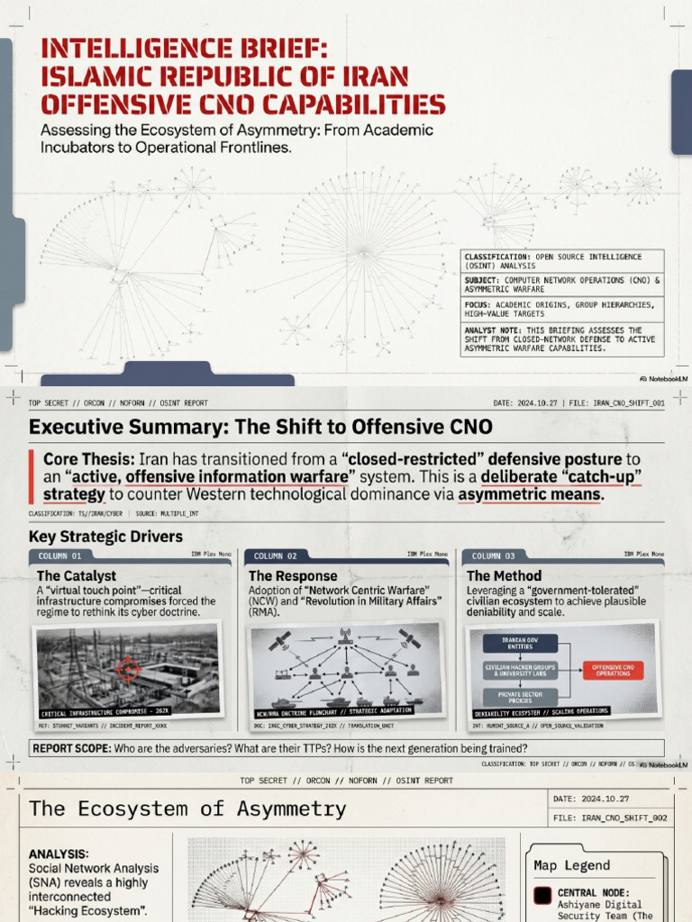 Iran Offensive Cyber Ecosystem | PDF