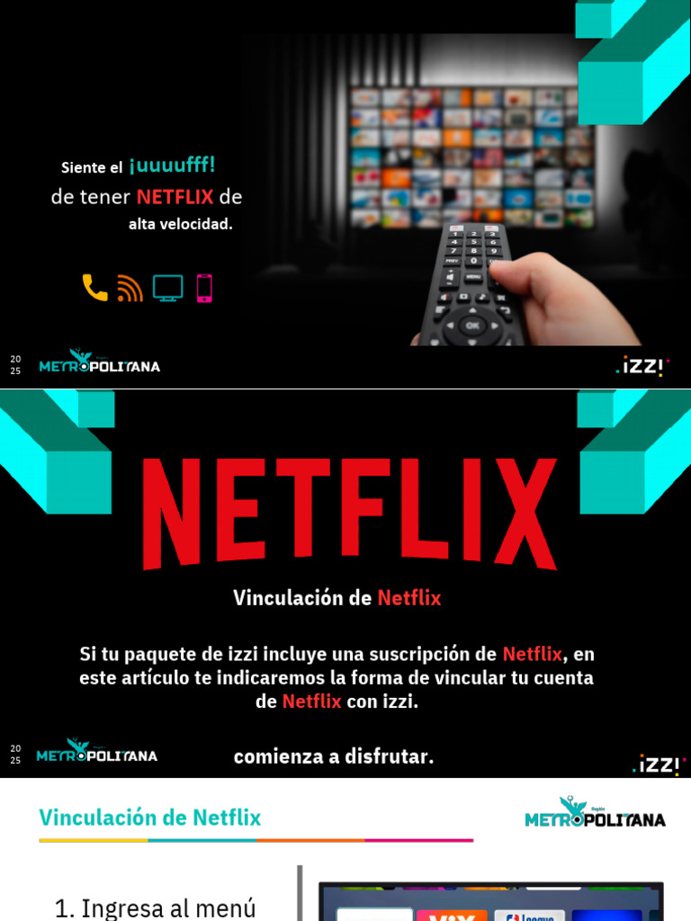 Tutorial Activar NETFLIX IZZI | PDF
