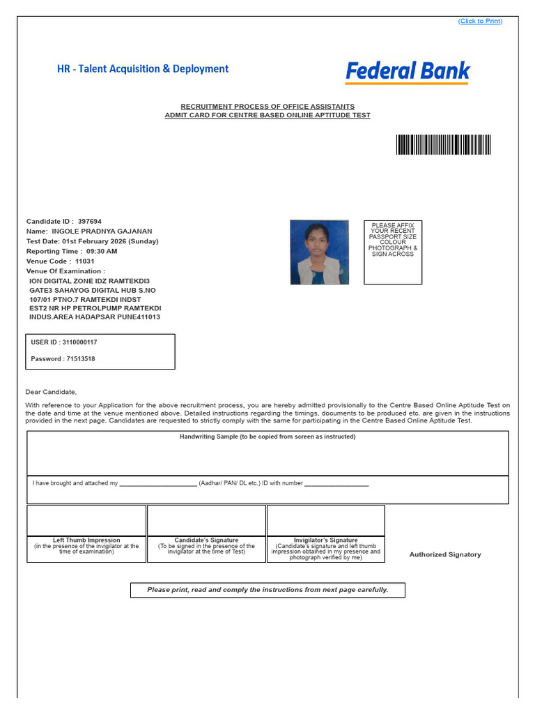 Recruitment Process of Office Assistants | PDF | Identity Document ...