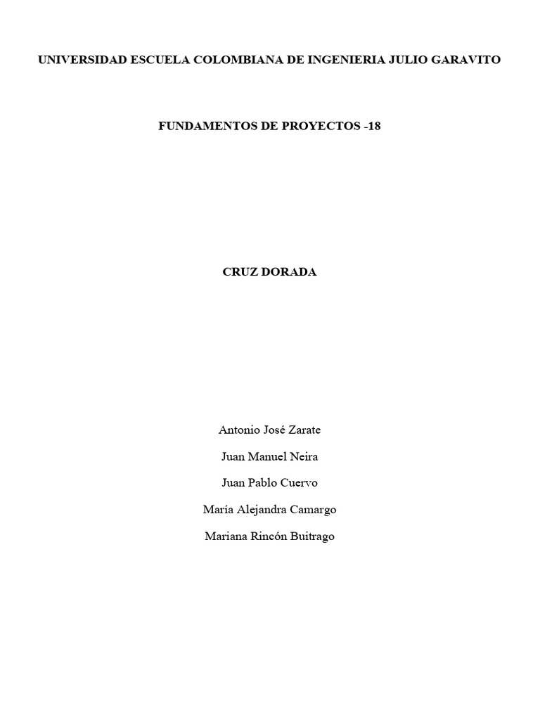 FUPR-18_cruz dorada_DOFA_Zarate,Neira, Camargo, Rincon | PDF | Farmacia ...