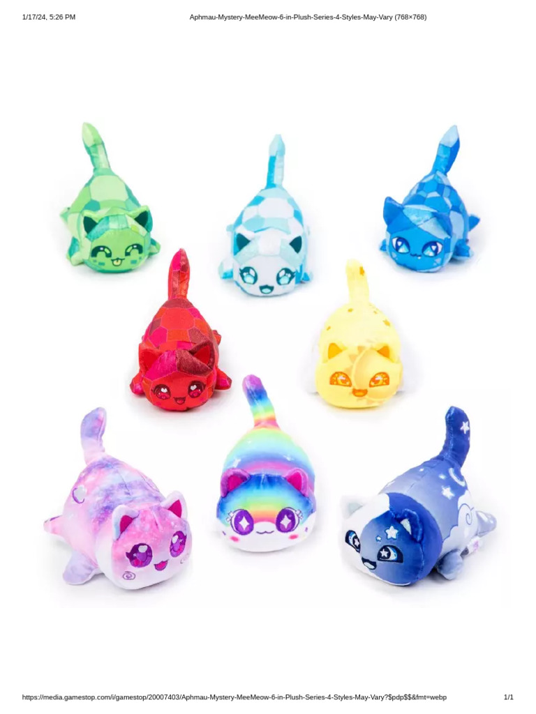 Aphmau Mystery MeeMeow 6 in Plush Series 4 Styles May Vary | PDF