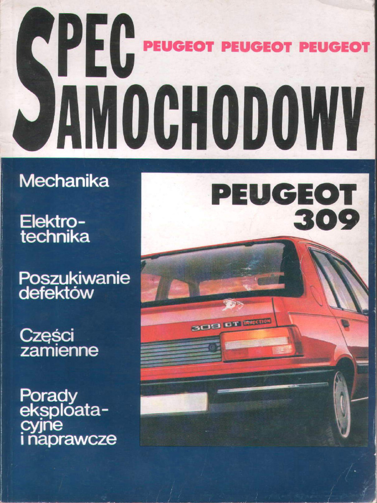 Sam Naprawiam Peugeot 309 PL | PDF