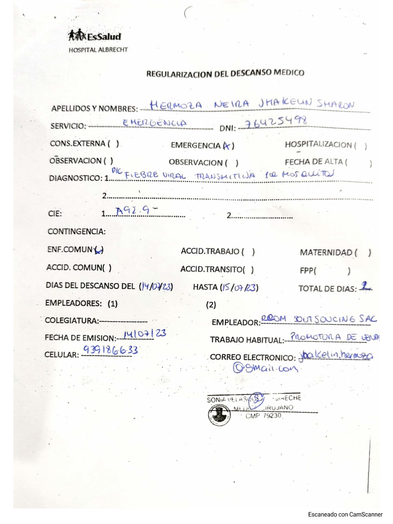 DM Sharom Hermoza 15.07 | PDF