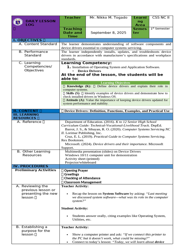 CSS 11 WK 2 Qt2 | PDF | Learning | Computing